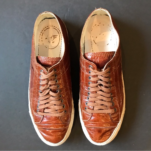 P.F. Flyers | Shoes | Rare Pf Flyers Brown Leather Low Top Sneakers Size 7 | Poshmark